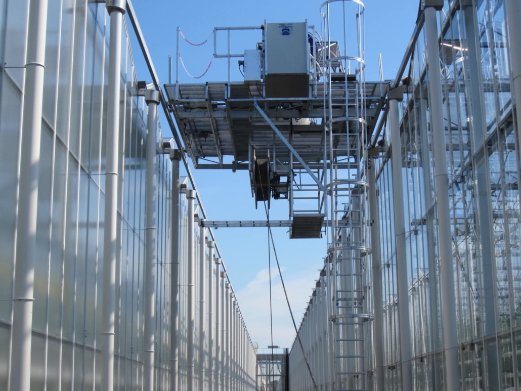Manual greenhouse roof washer | Besseling Techniek
