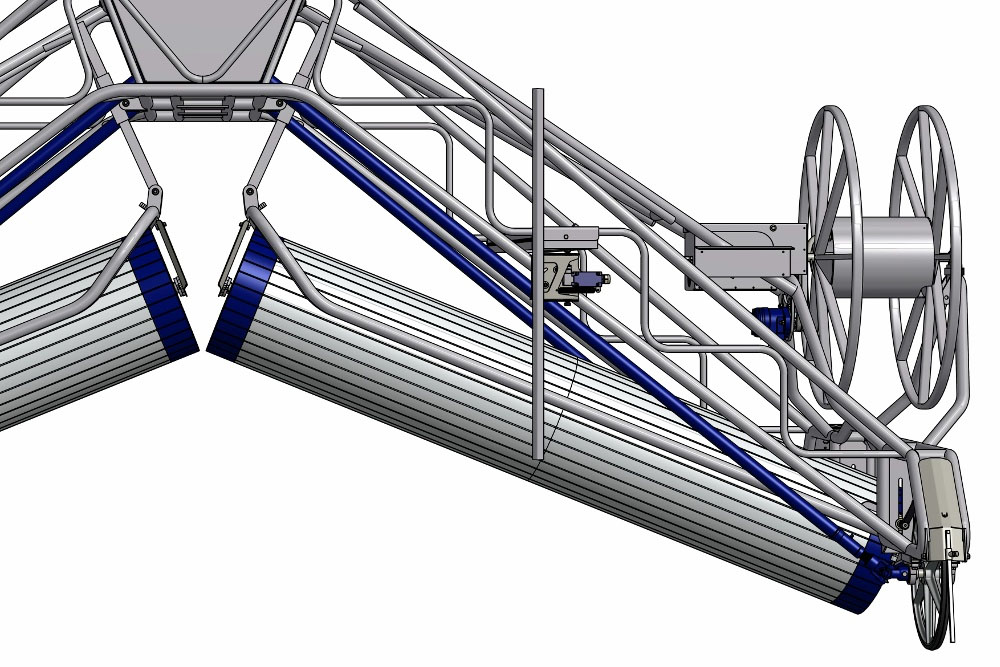 Manual greenhouse roof washer | Besseling Techniek